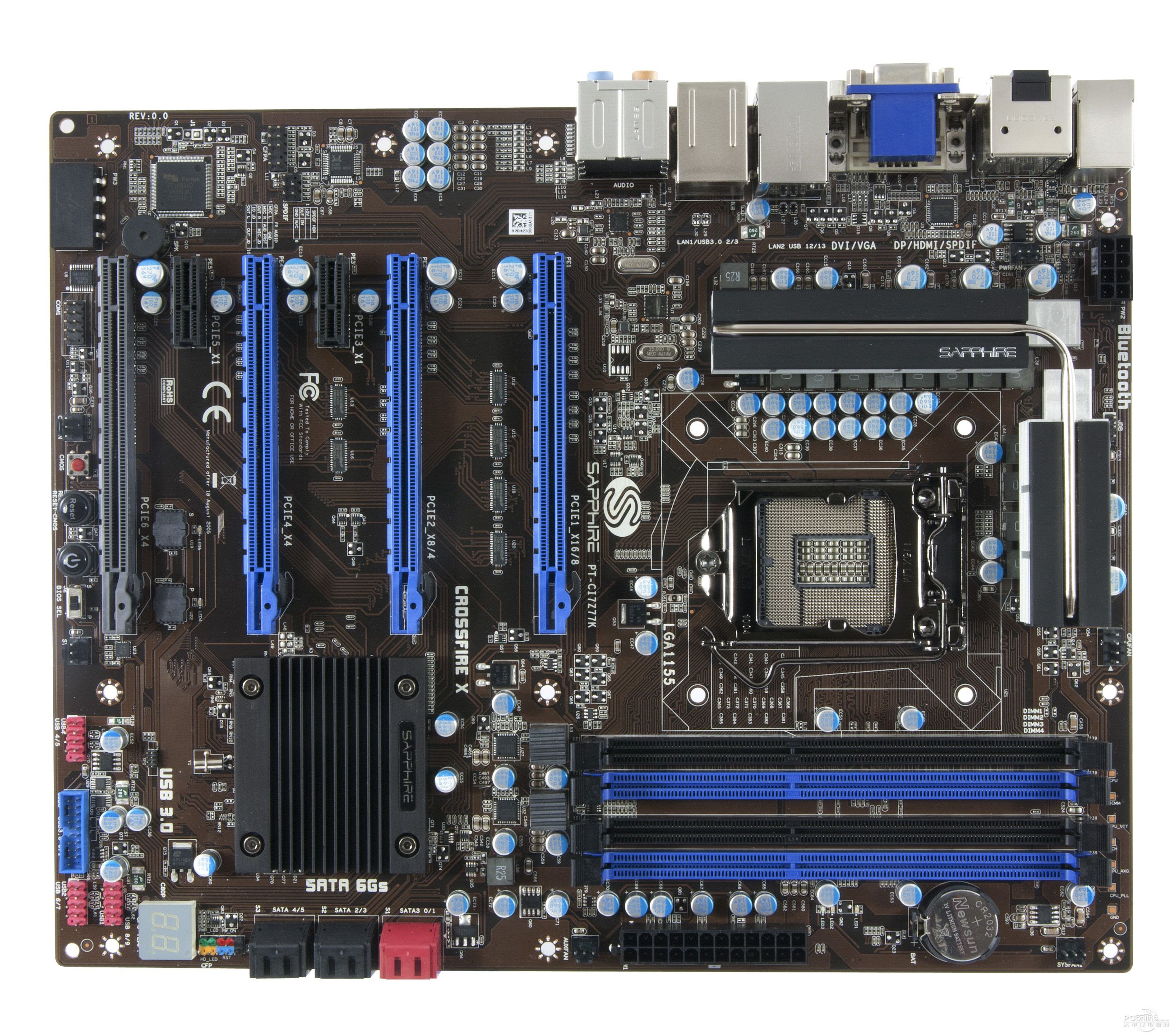 蓝宝Z77主板参数介绍及图片赏析_安徽主板行情_|>