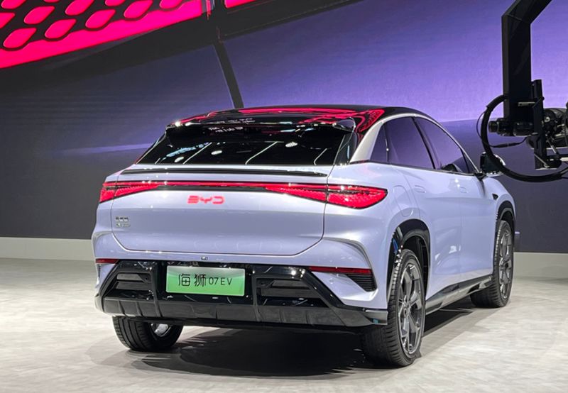 海洋系首款纯电中型SUV，比亚迪海狮07 EV广州车展亮相，20万元起